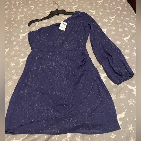 Dresses | One Side Sholder Sleeves Women Dress | Poshmark